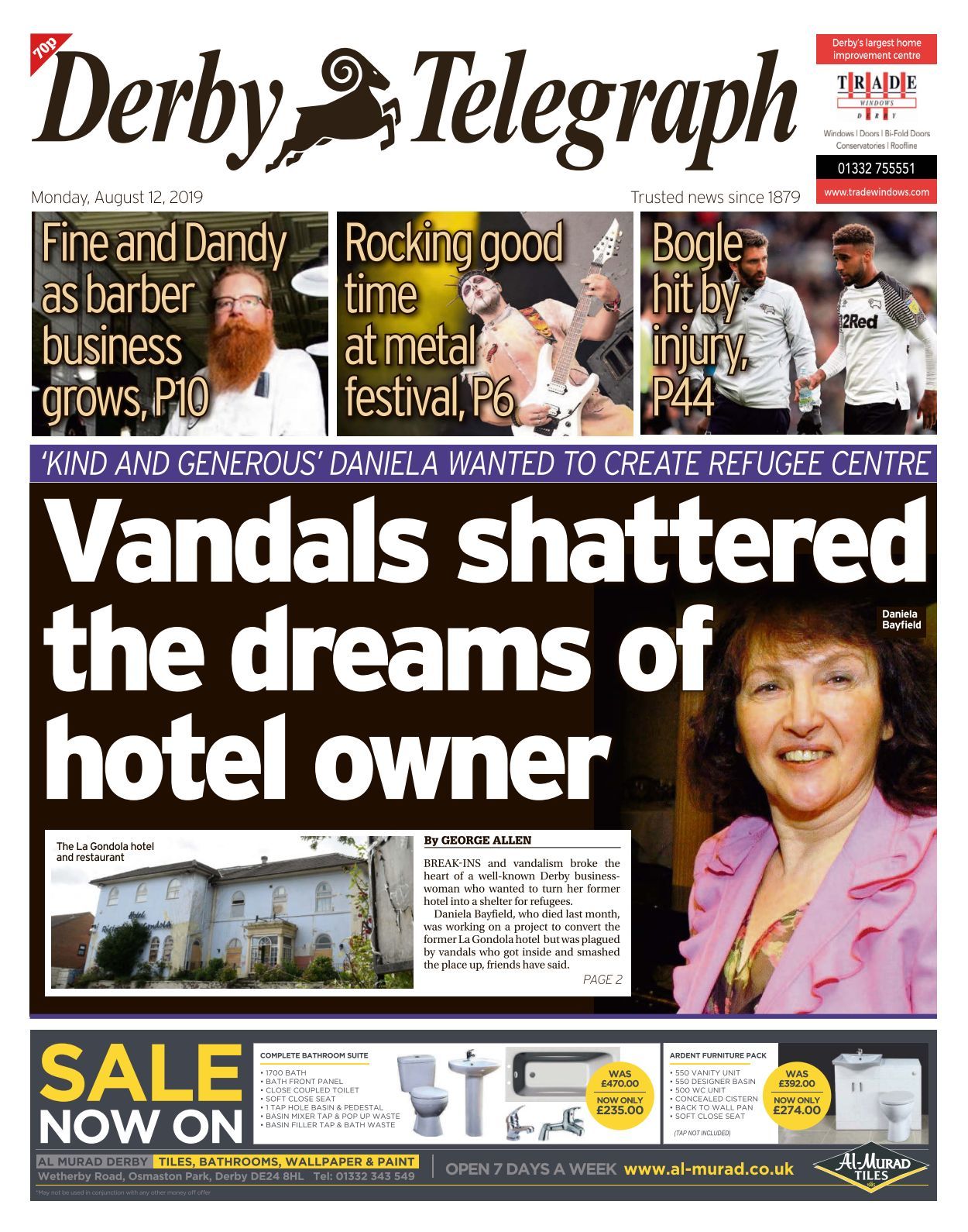 Derby Telegraph - 2019-08-12
