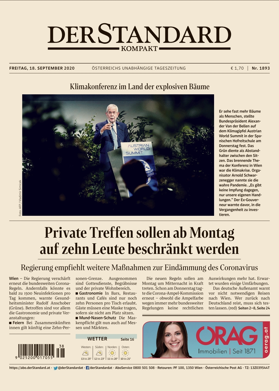 DER STANDARD Kompakt - 2020-09-18