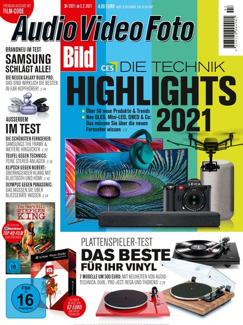 Audio Video Foto BILD Premium - Ausgabe 03/2021