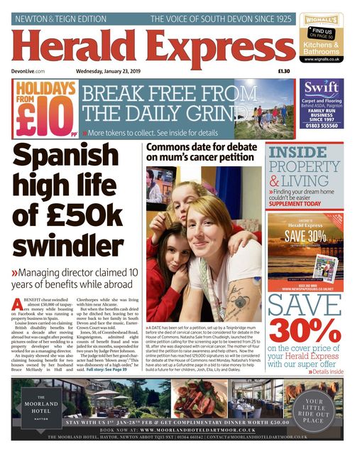 Herald Express Newton Abbot - 2019-01-23