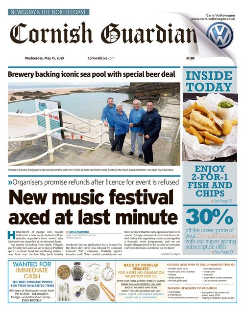 Cornish Guardian Newquay - 2019-05-15