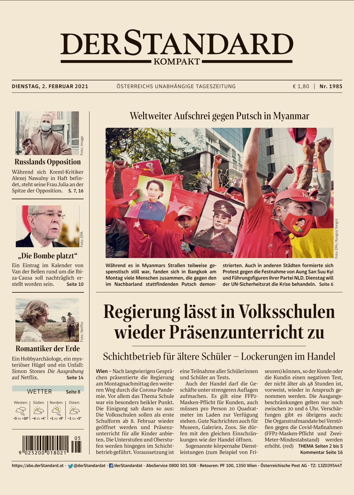 DER STANDARD Kompakt - 2021-02-02
