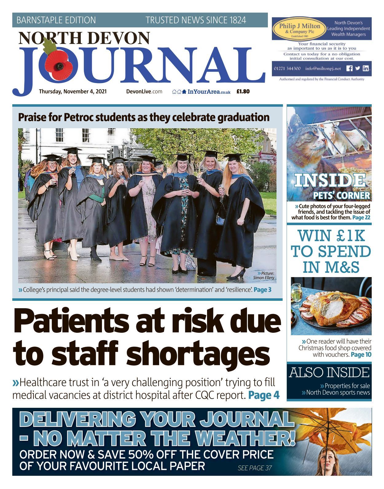 North Devon Journal Barnstaple - 2021-11-04