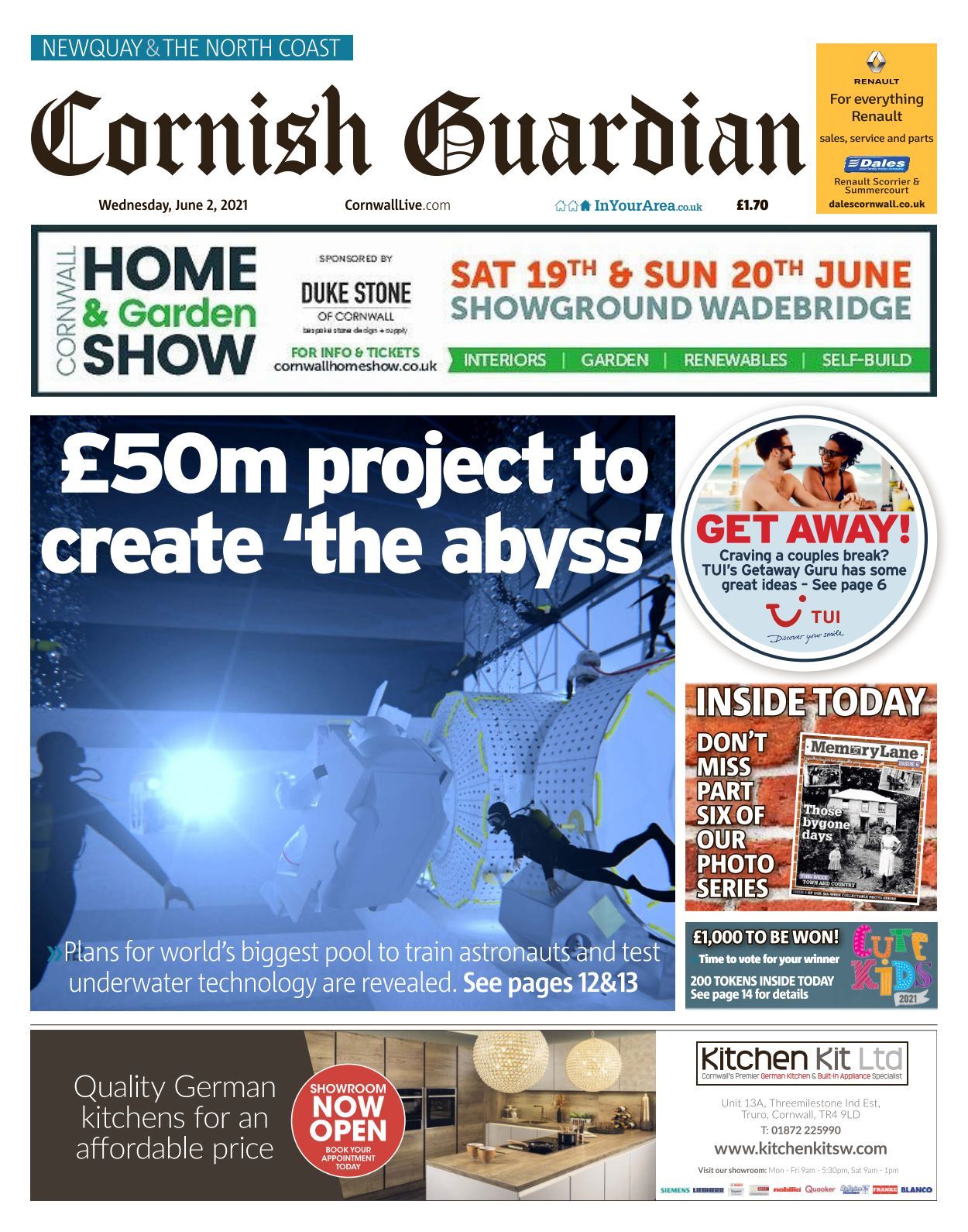 Cornish Guardian Newquay - 2021-06-02
