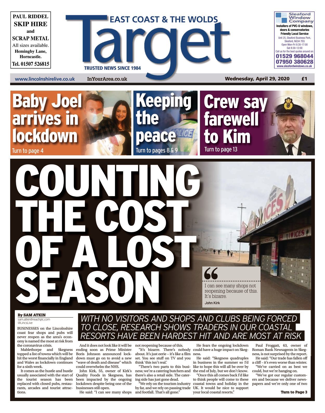 East Coast And Wolds Target 2020 04 29 east-coast-and-wolds-target-2020-04-29