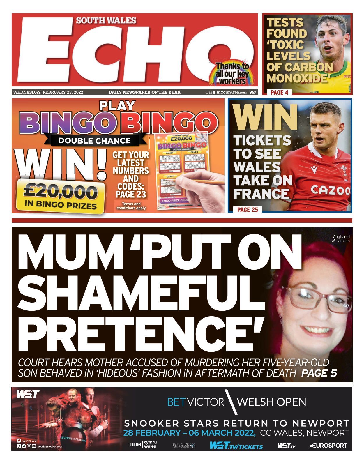South Wales Echo - 2022-02-23