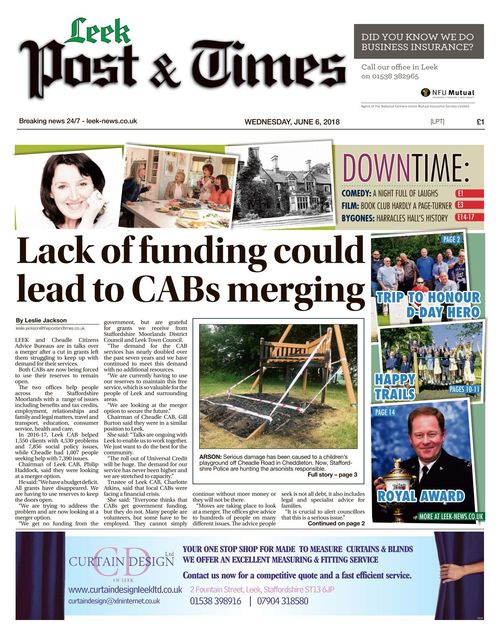 Leek Post And Times - 2018-06-06