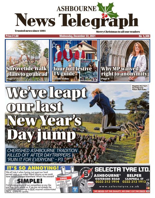 Ashbourne News Telegraph - 2021-12-22