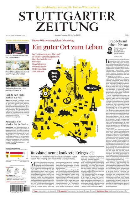 Stuttgarter Zeitung - 2022-04-23