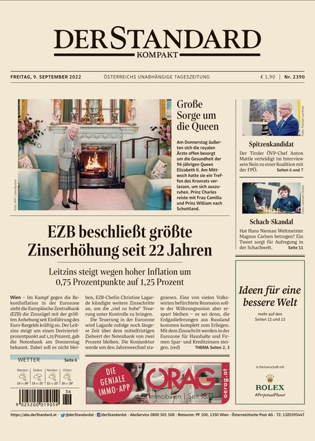 DER STANDARD Kompakt - 2022-09-09