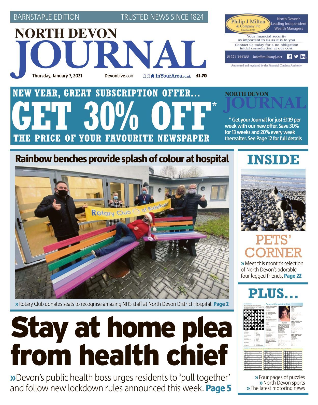North Devon Journal Barnstaple - 2021-01-07