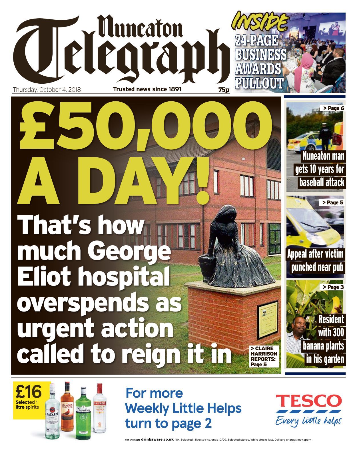 Nuneaton Telegraph - 2018-10-04