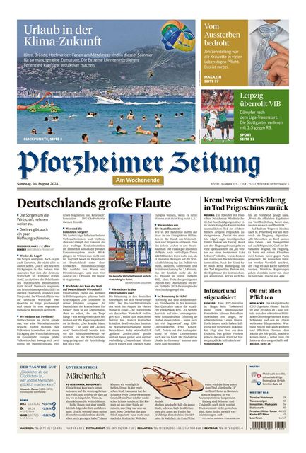 Pforzheimer Zeitung - Ausgabe Pforzheim - 2023-08-26