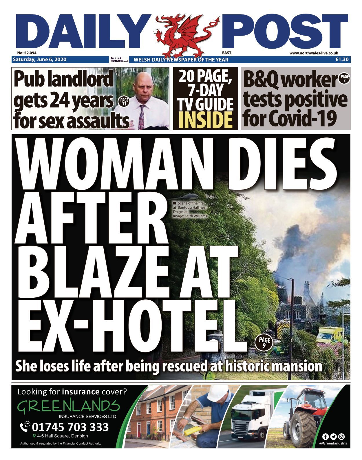 Daily Post Wales East - 2020-06-06