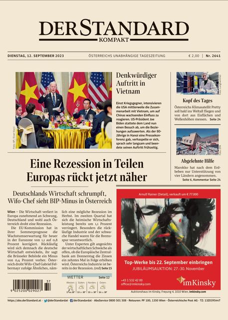 DER STANDARD Kompakt - 2023-09-12