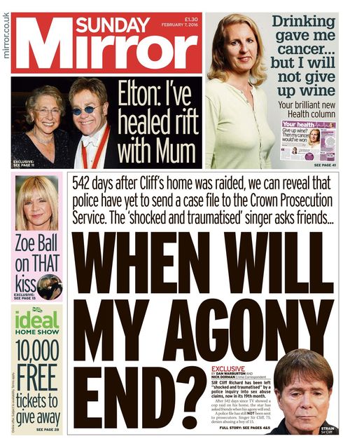 Sunday Mirror - 2016-02-07