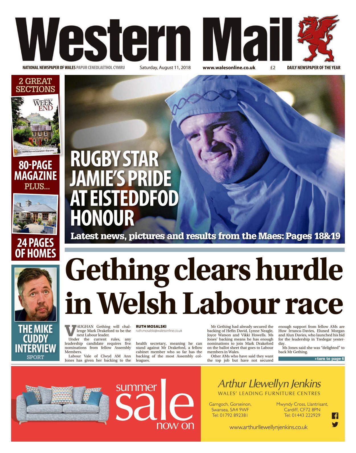 Western Mail - 2018-08-11