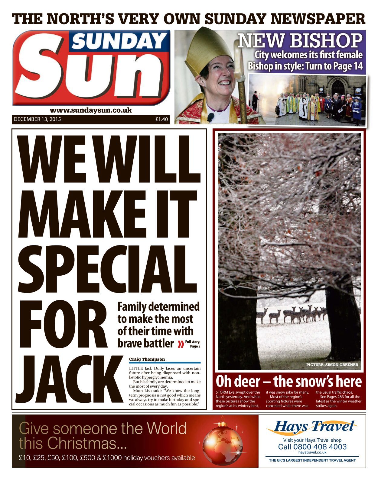 Sunday Sun - 2015-12-13
