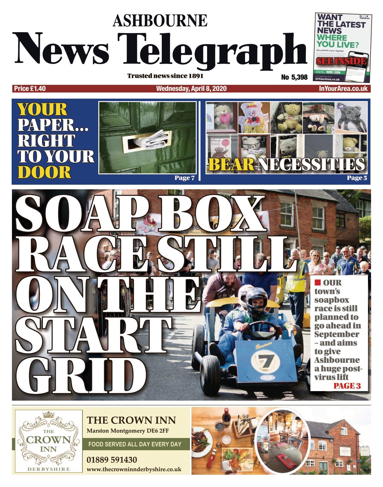 Ashbourne News Telegraph - 2020-04-08
