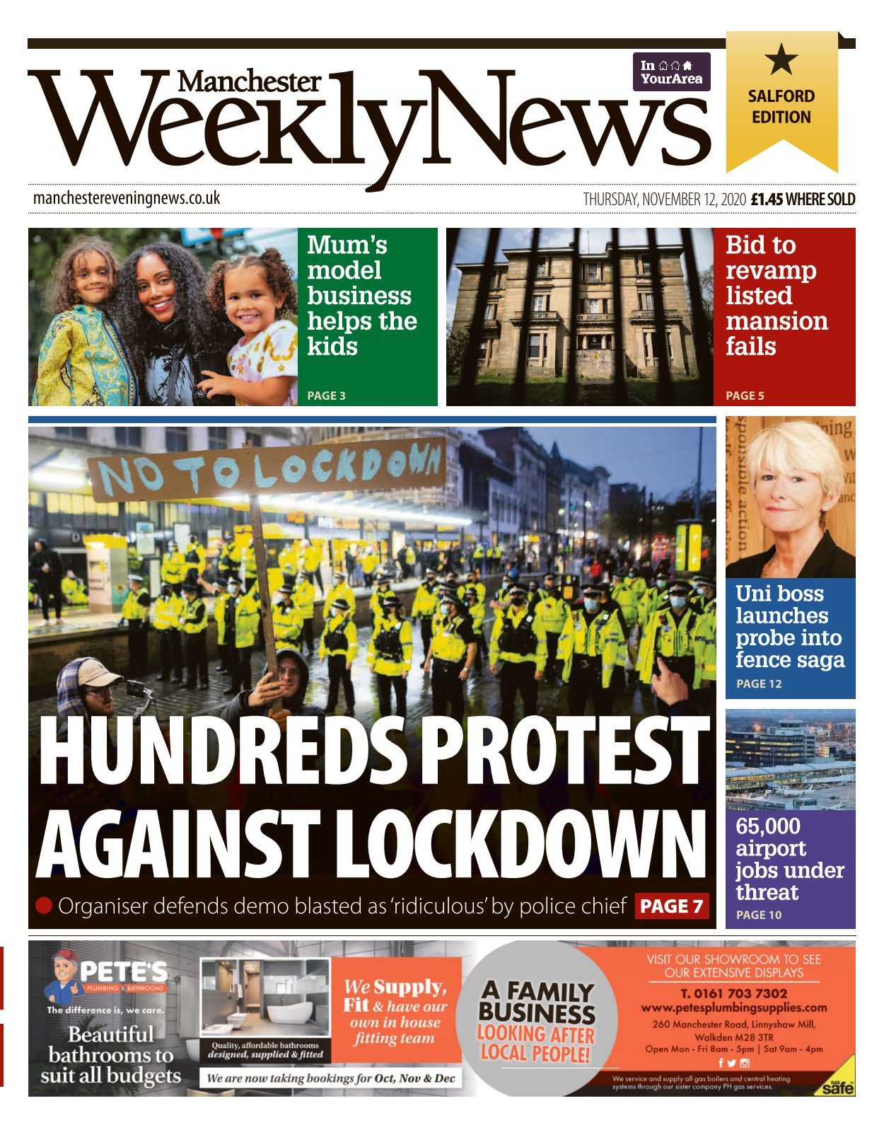 Manchester Weekly News Salford - 2020-11-12
