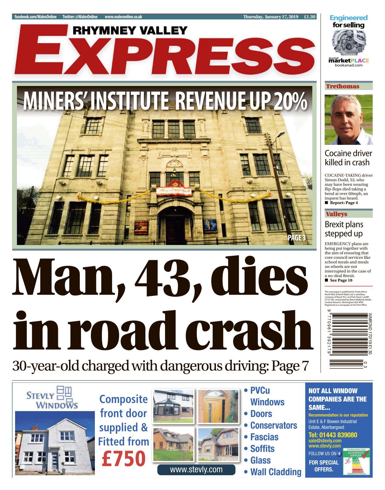 Rhymney Valley Express - 2019-01-17