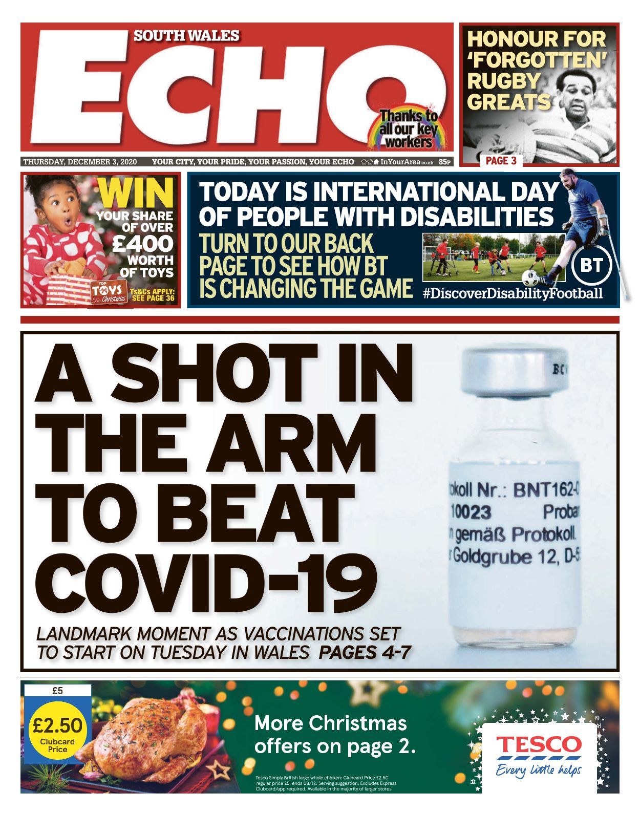 South Wales Echo - 2020-12-03