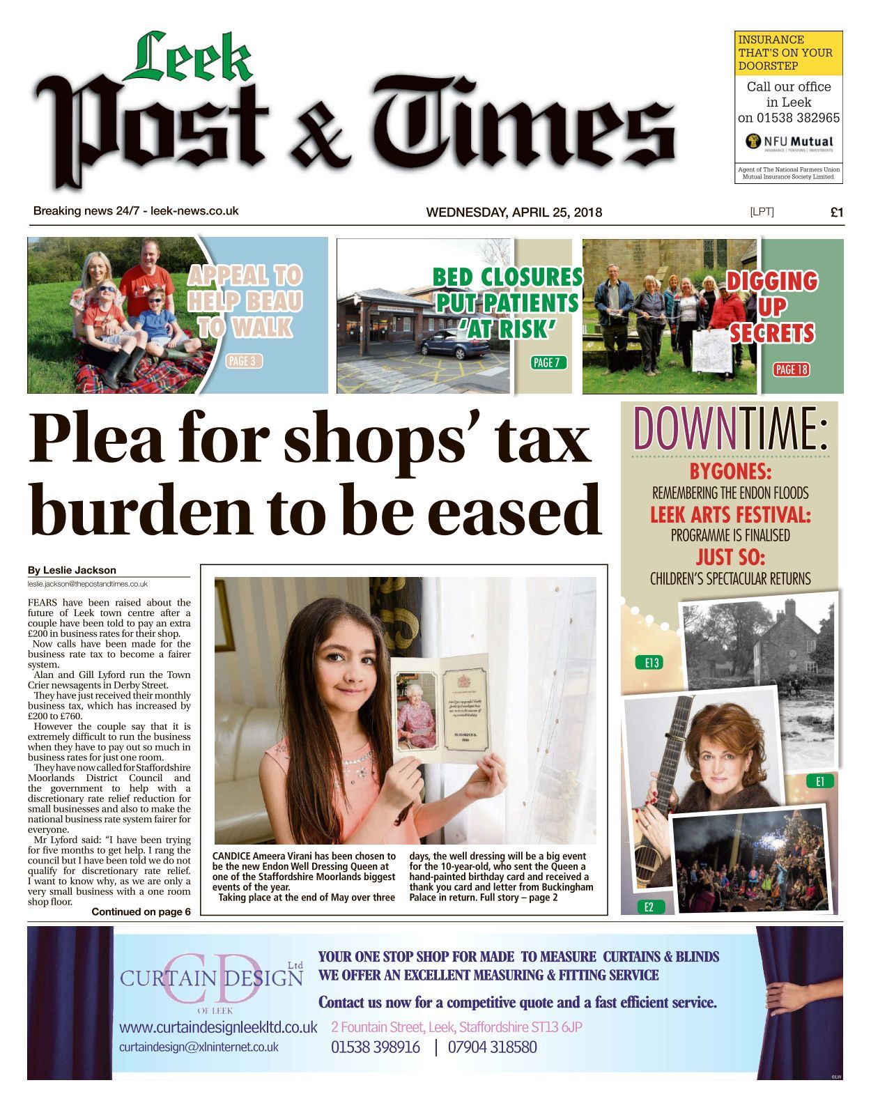 Leek Post And Times - 2018-04-25