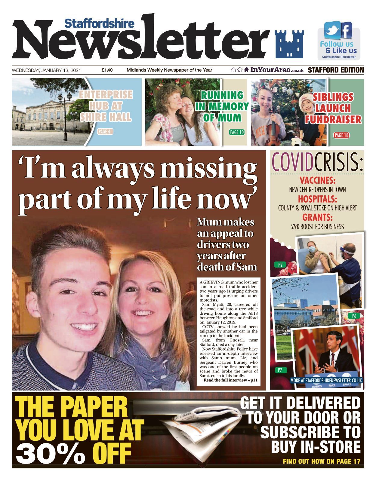 Staffordshire Newsletter - 2021-01-13