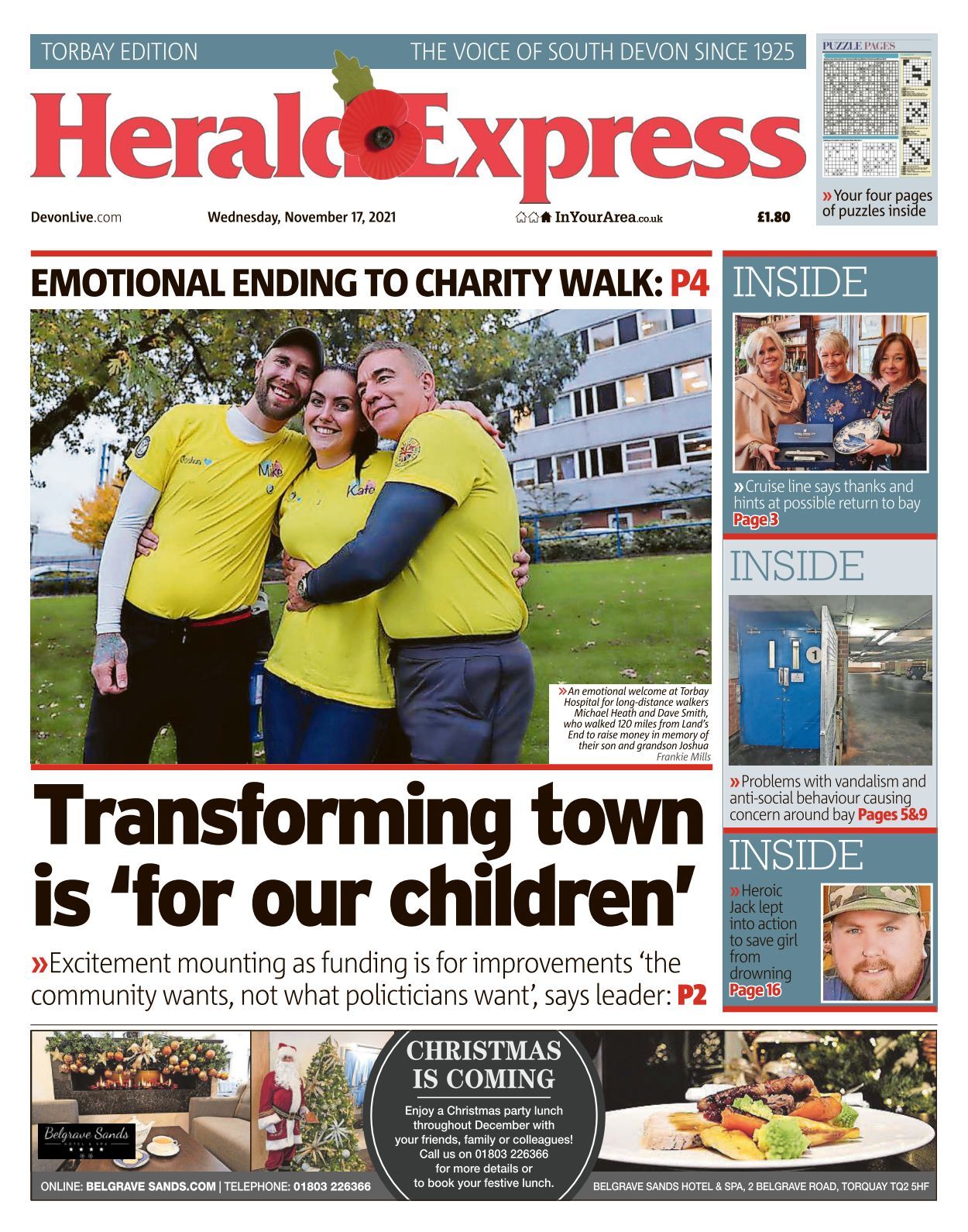 Herald Express Torbay - 2021-11-17