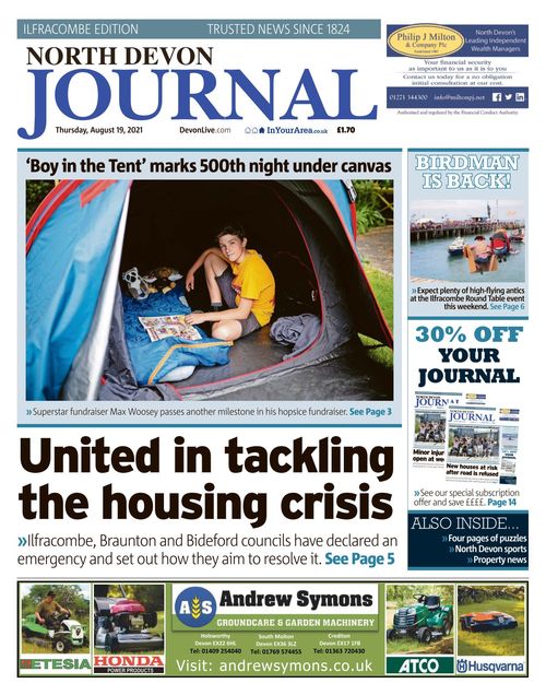 North Devon Journal Ilfracombe - 2021-08-19