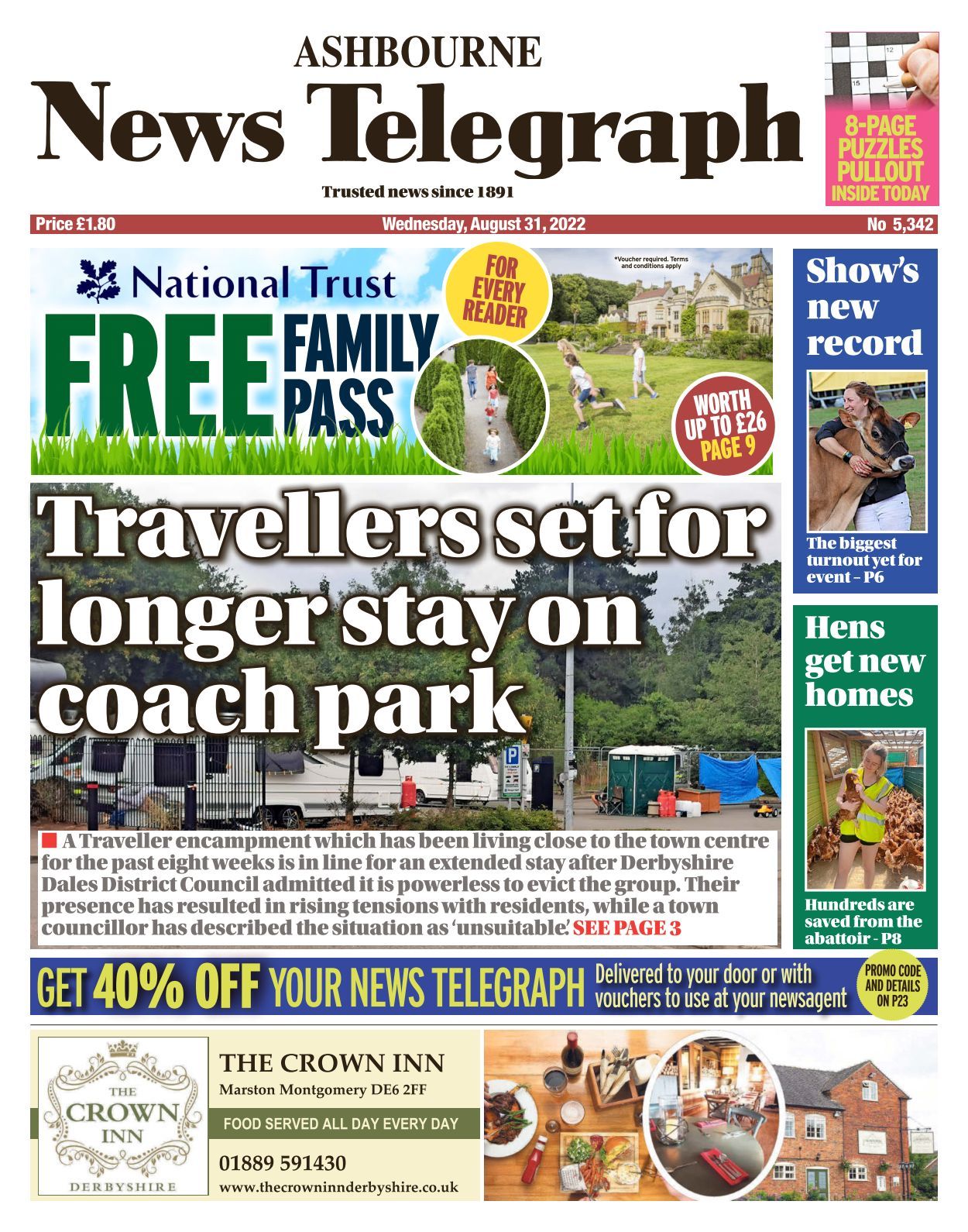 Ashbourne News Telegraph - 2022-08-31