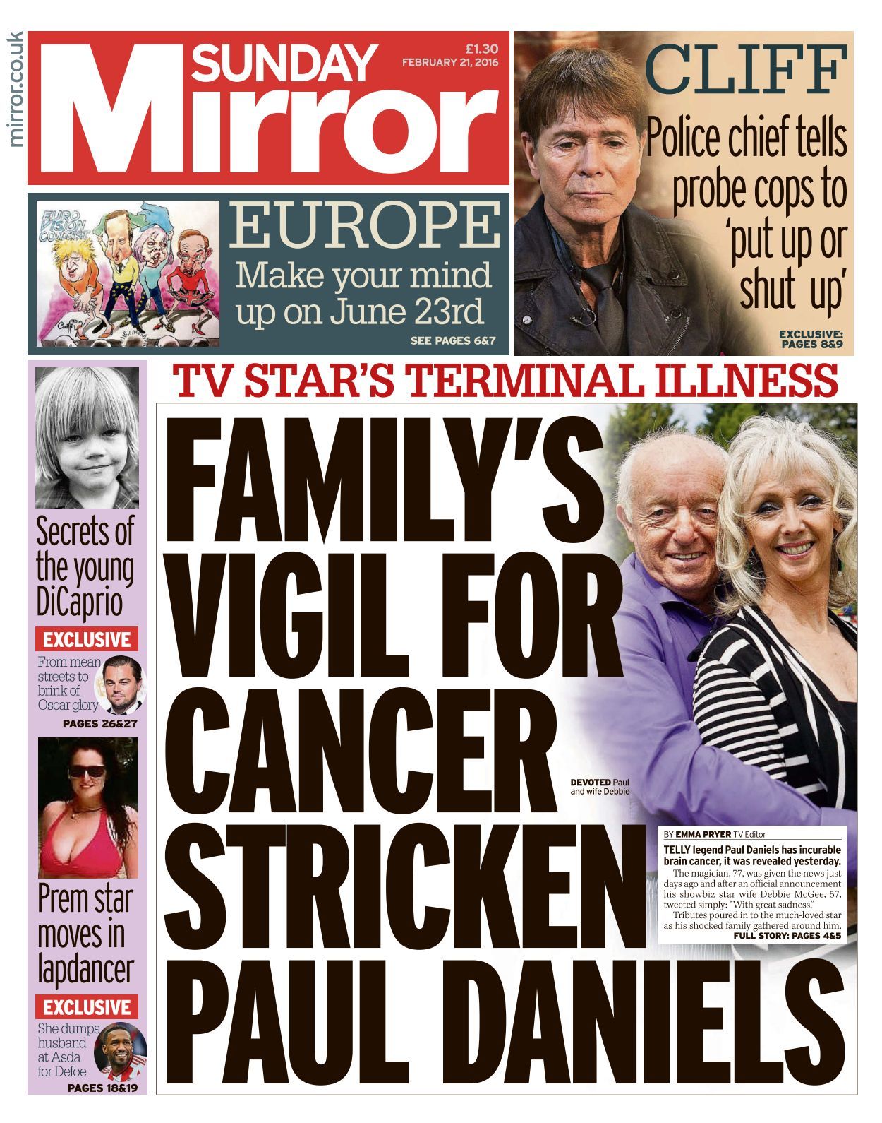 Sunday Mirror - 2016-02-21