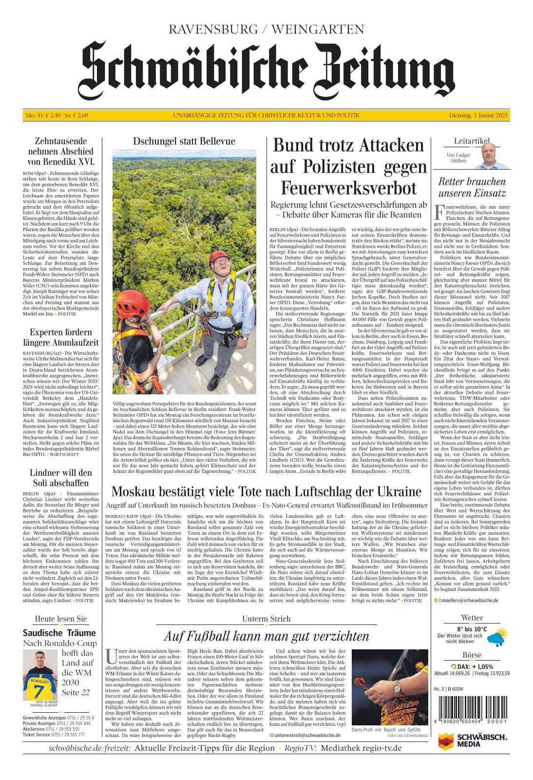 Schwäbische Zeitung (Ravensburg) - 2023-01-03