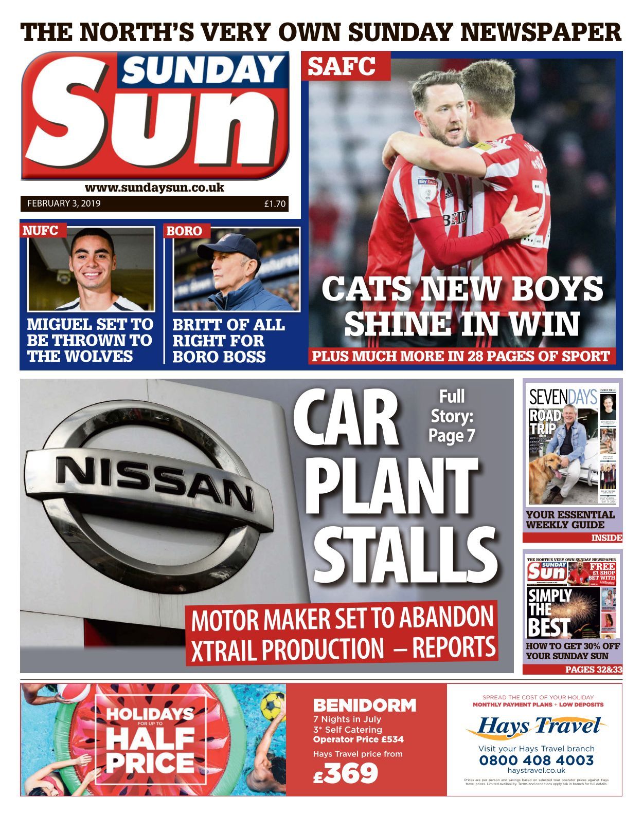 Sunday Sun - 2019-02-03