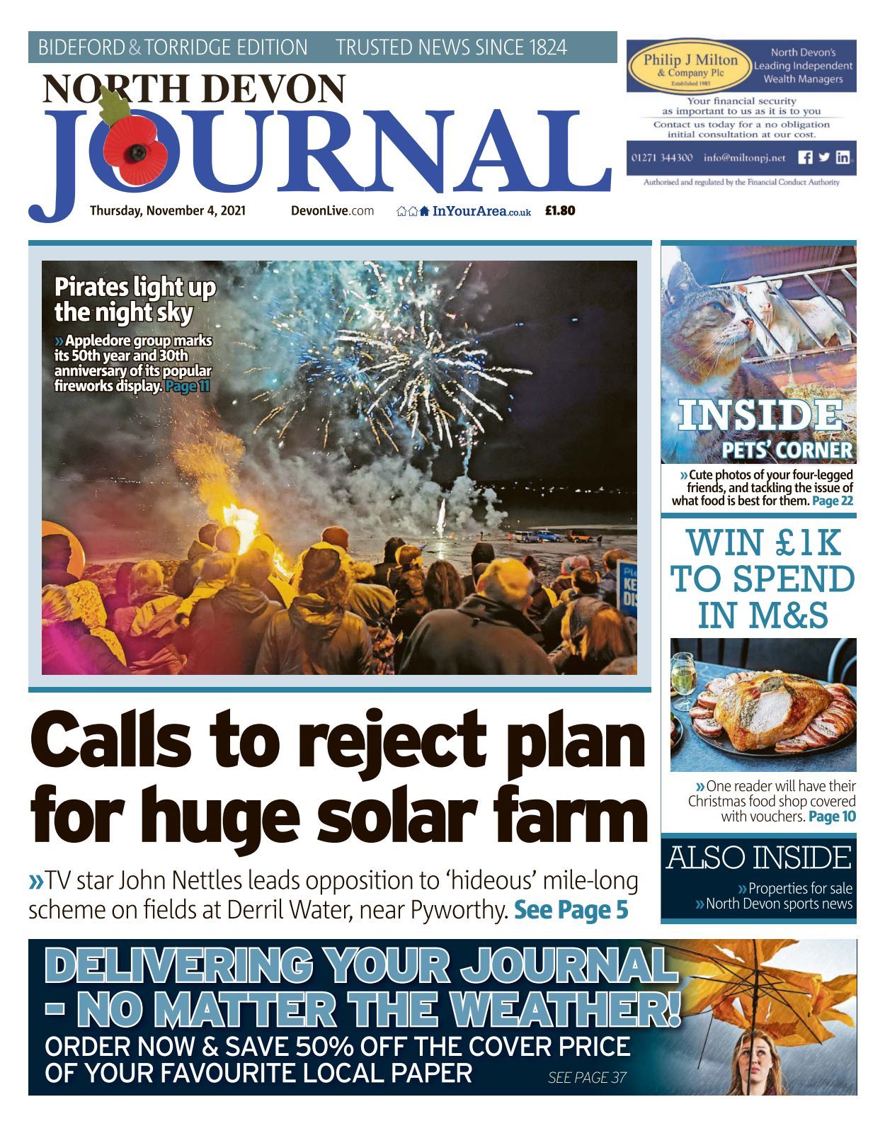 North Devon Journal Bideford - 2021-11-04