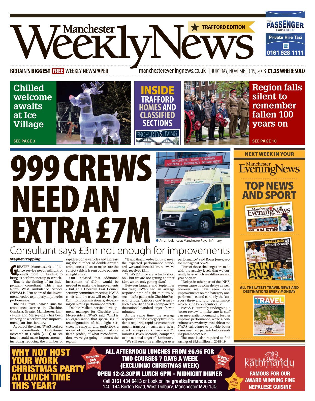 Manchester Weekly News Trafford - 2018-11-15