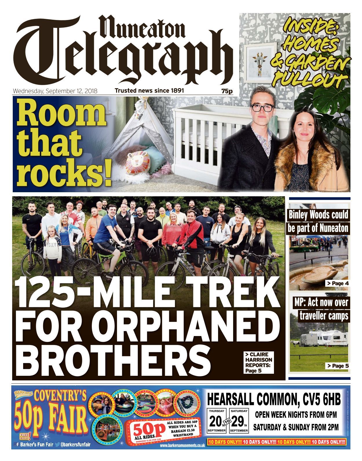Nuneaton Telegraph - 2018-09-12