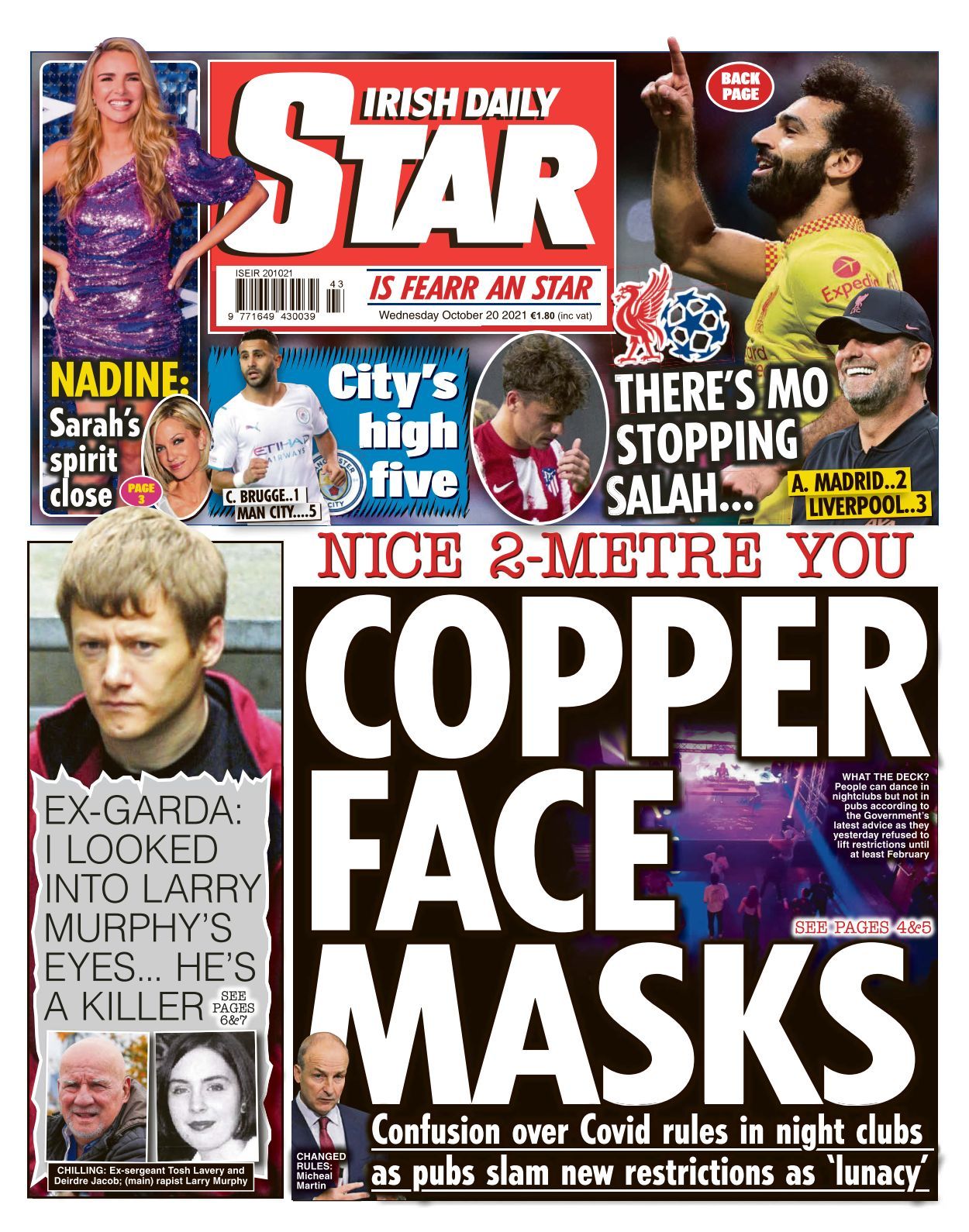 Irish Daily Star - 2021-10-20