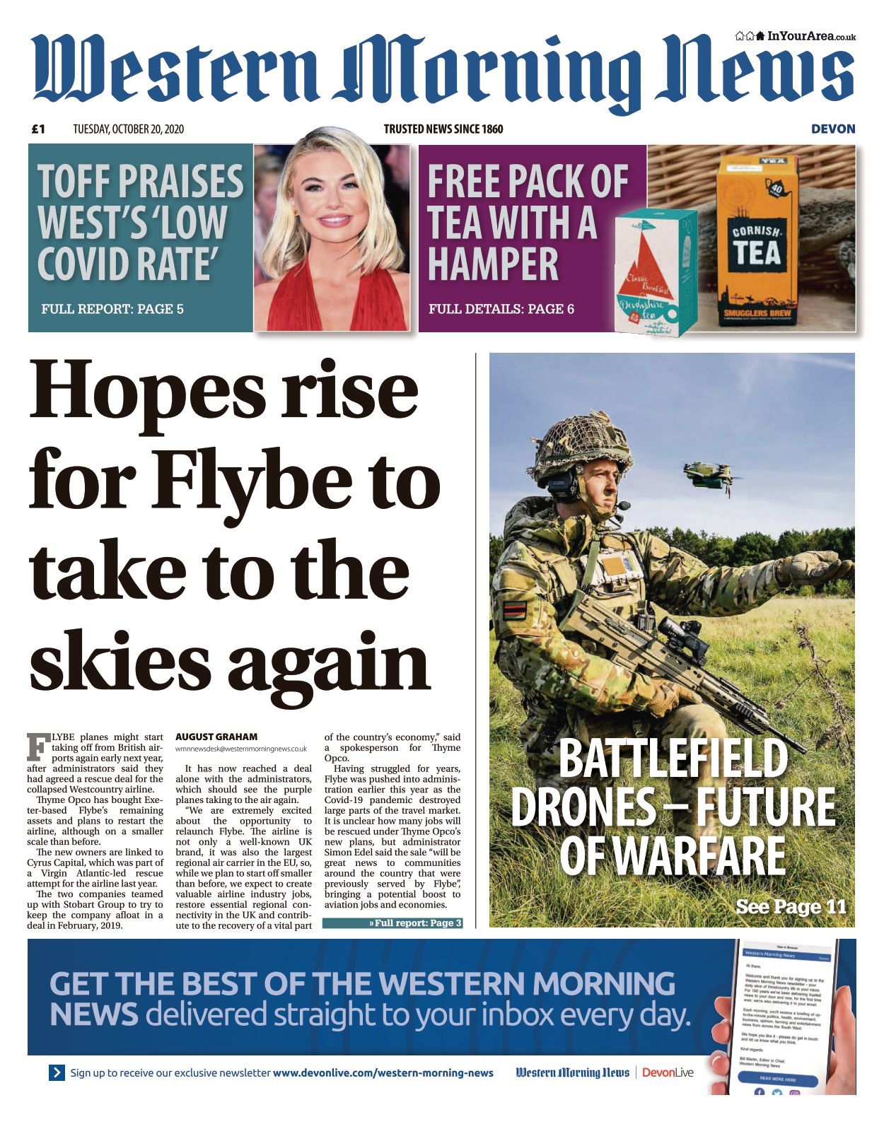 Western Morning News Devon - 2020-10-20