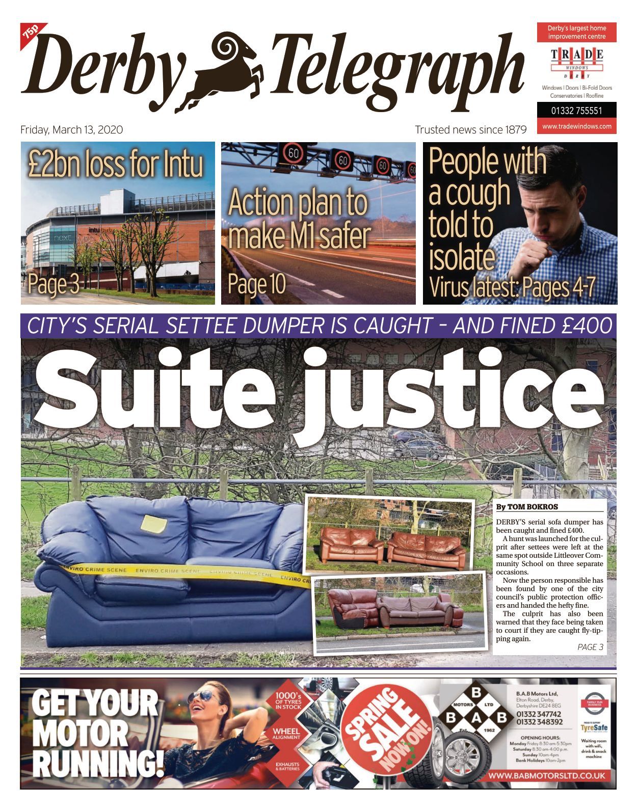 Derby Telegraph - 2020-03-13