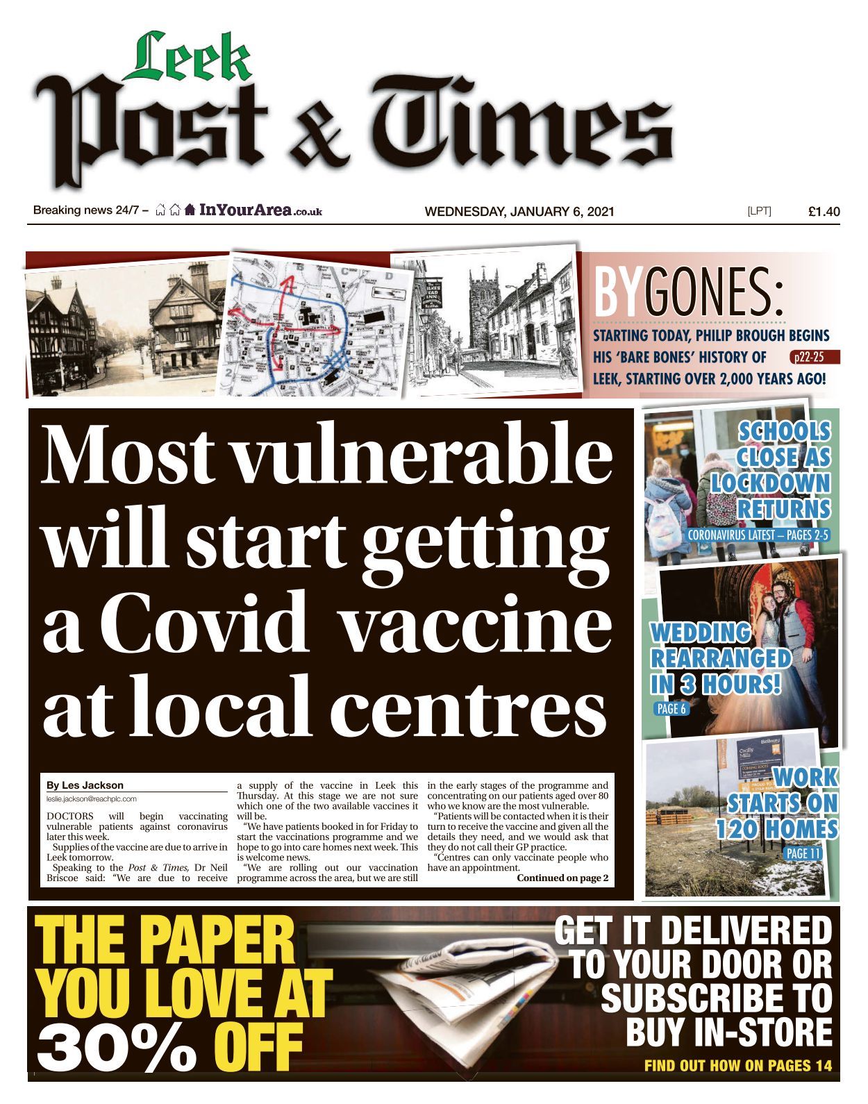 Leek Post And Times - 2021-01-06