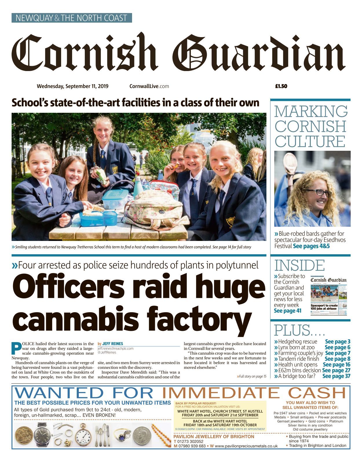 Cornish Guardian Newquay - 2019-09-11