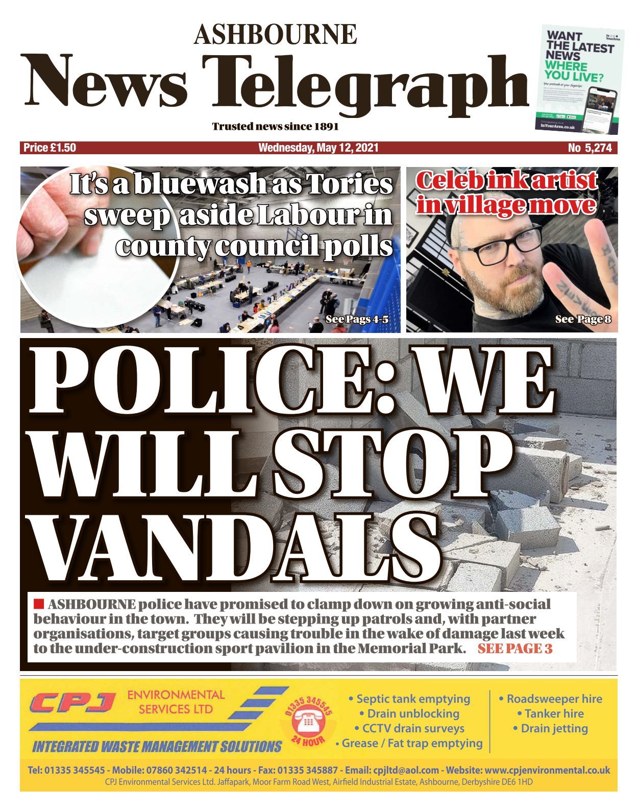 Ashbourne News Telegraph - 2021-05-12
