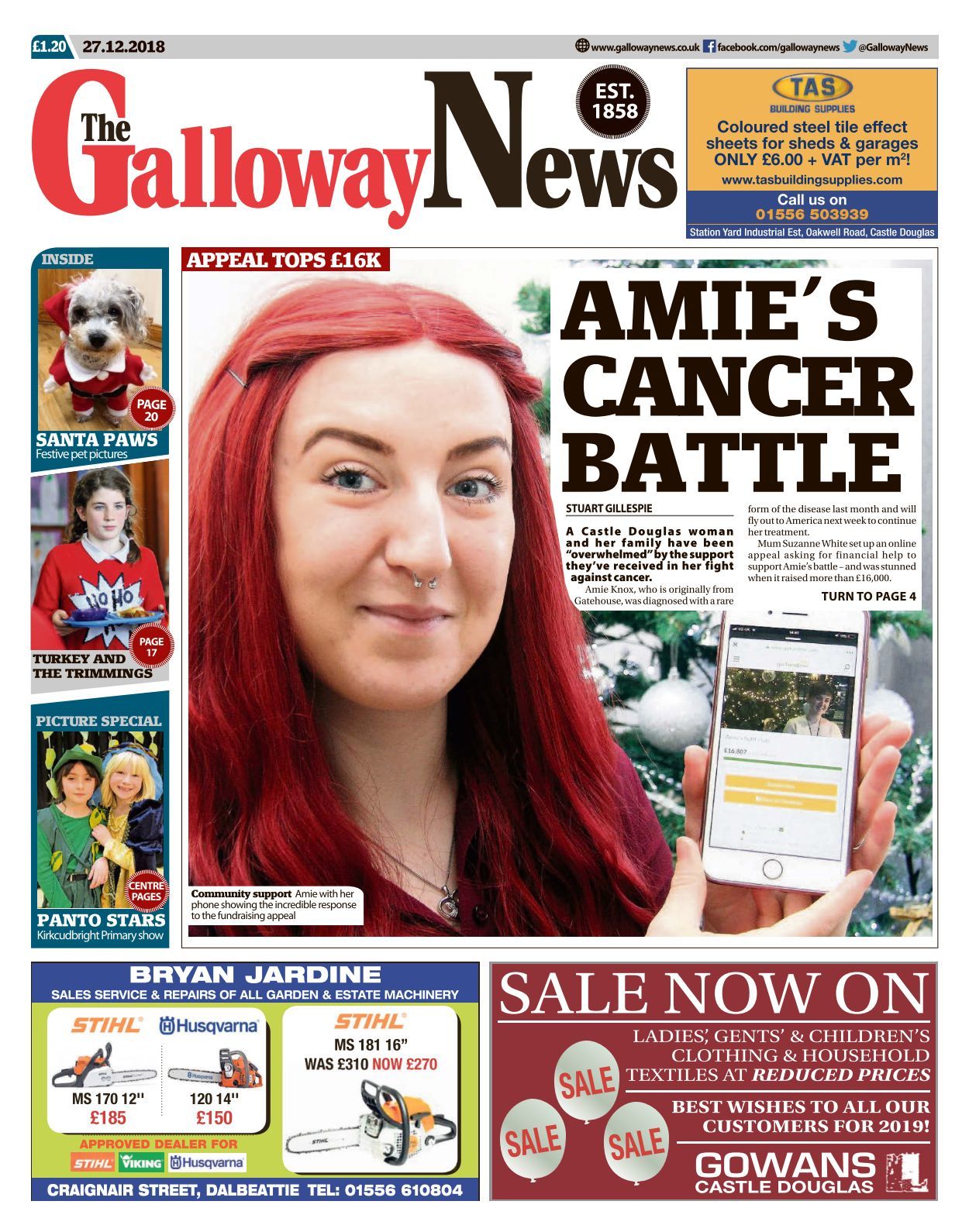The Galloway News - 2018-12-27