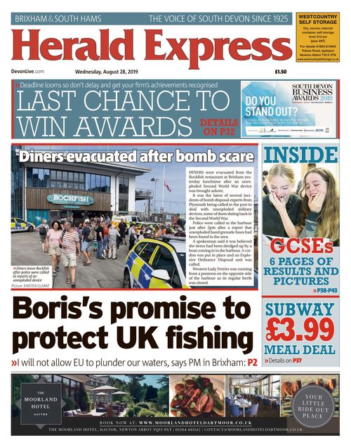 Herald Express Brixham - 2019-08-28