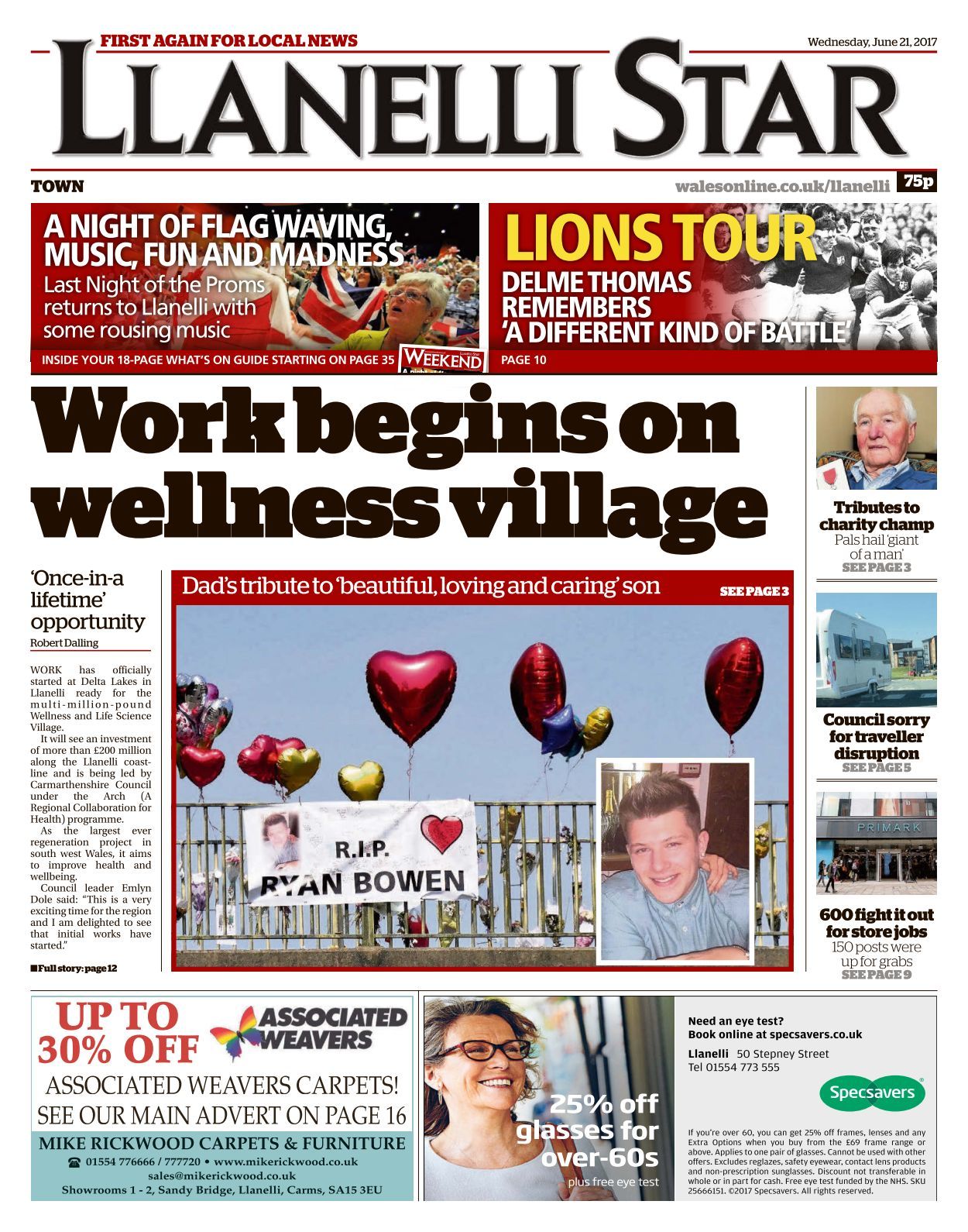 Llanelli Star 2017 06 21