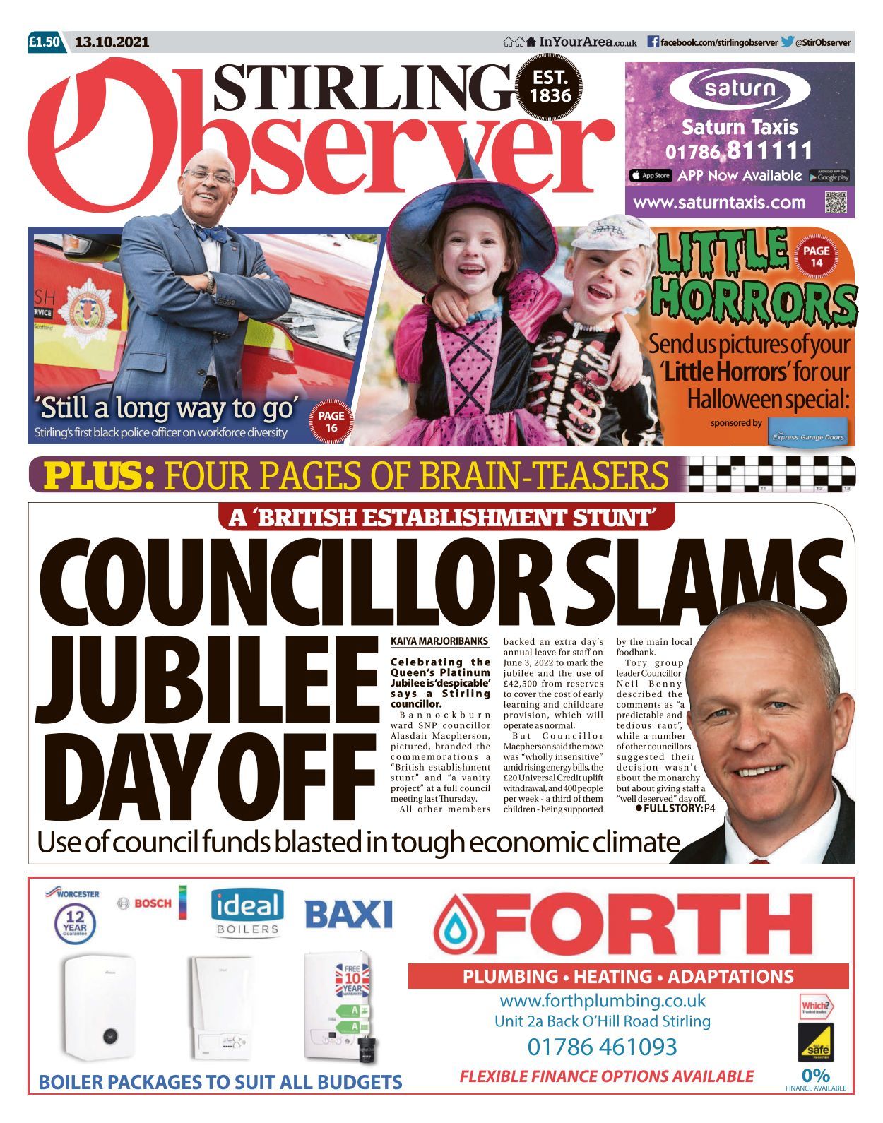 Stirling Observer - 2021-10-13