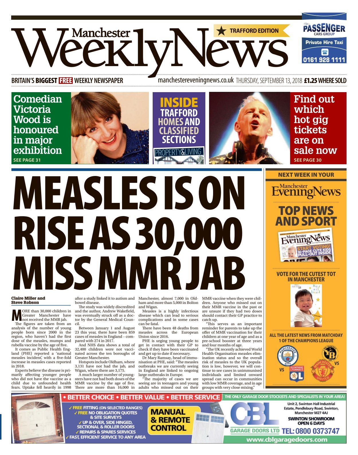 Manchester Weekly News Trafford - 2018-09-13