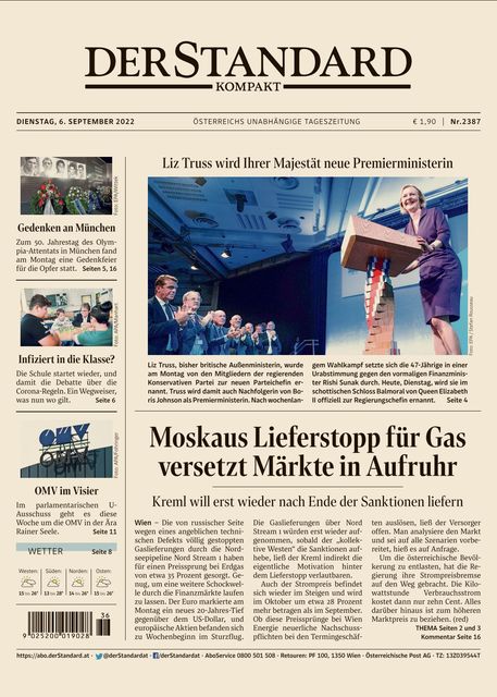 DER STANDARD Kompakt - 2022-09-06