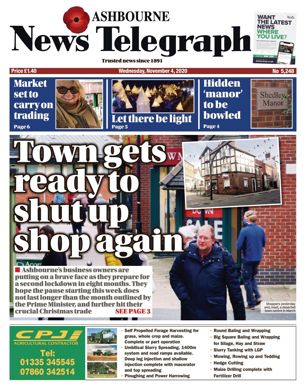 Ashbourne News Telegraph - 2020-11-04